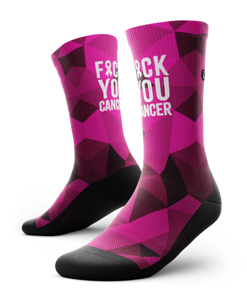 FU Breast Cancer Crew | Outway Performance Socks – OUTWAY